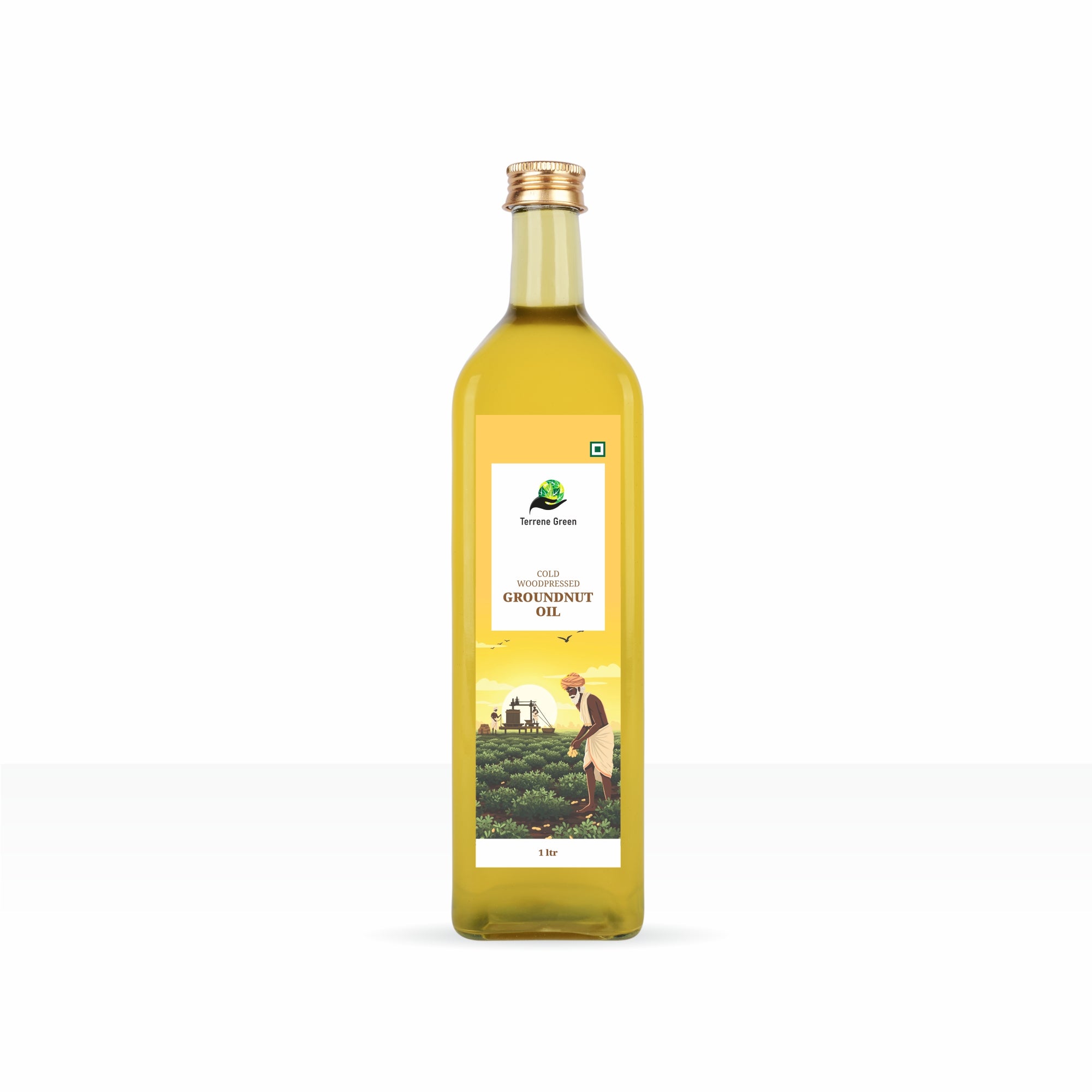 TerreneGreen Cold Pressed Groundnut Oil – 1L | 500ml Natural & Unfilte ...